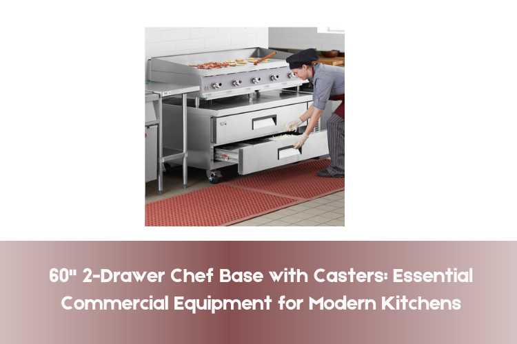 60" 2-Drawer Chef Base with Casters: Essential Equipment