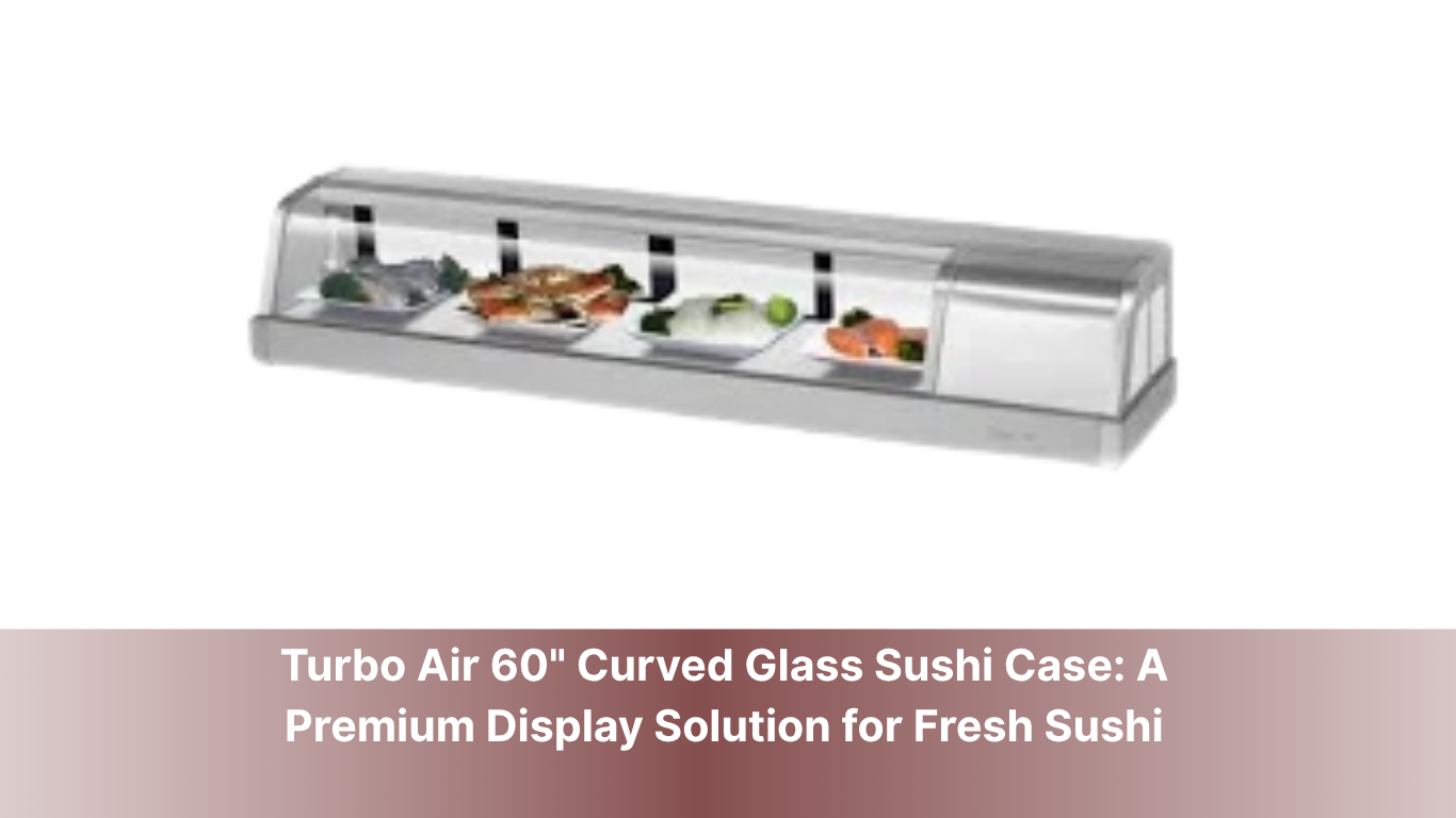 Turbo Air 60" Curved Glass Sushi Case: A Premium Display